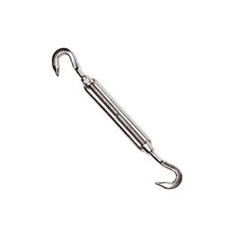 Platinum | M10 Spanmoer 2x haak | RVS